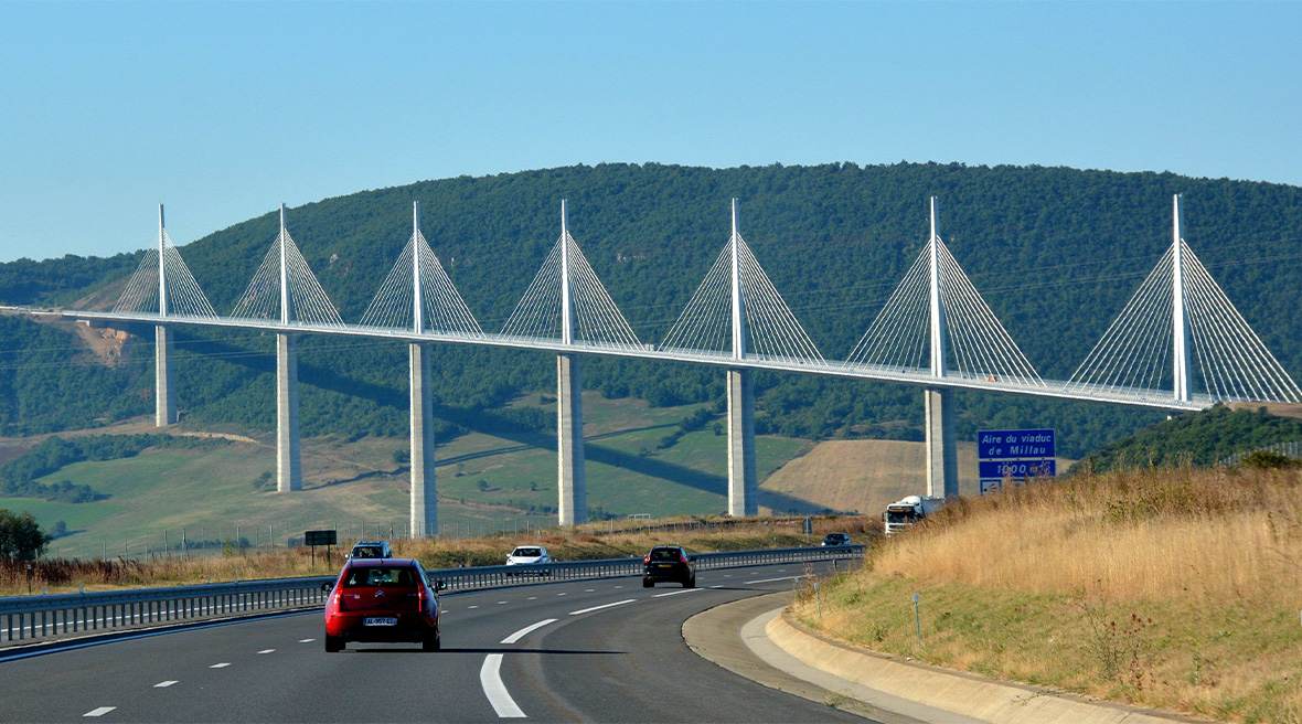 Millau France & The Viaduct – Eurotunnel Le Shuttle